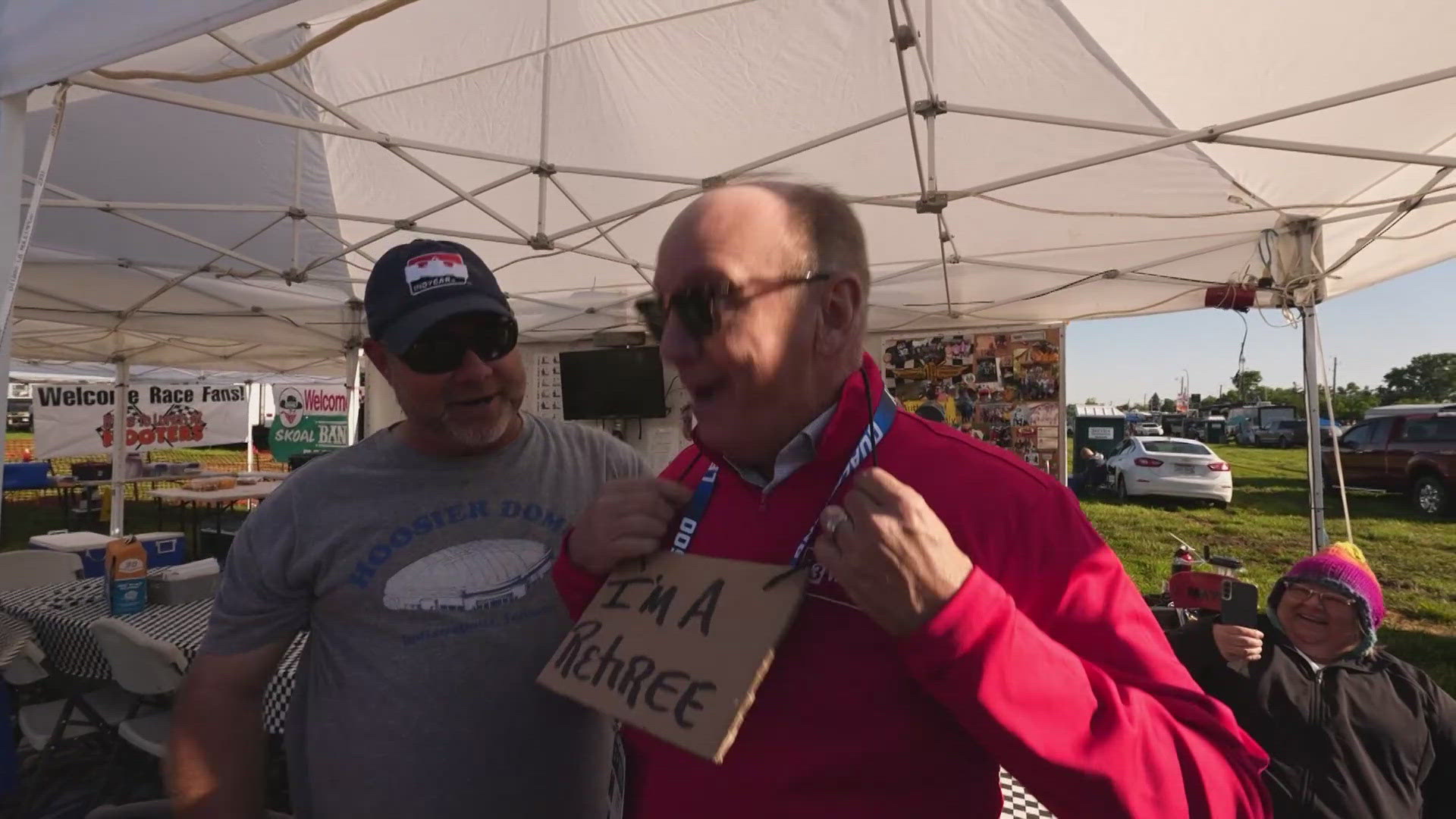 Race fans in IMS Coke Lot celebrate retiring 13Sunrise meteorologist ...