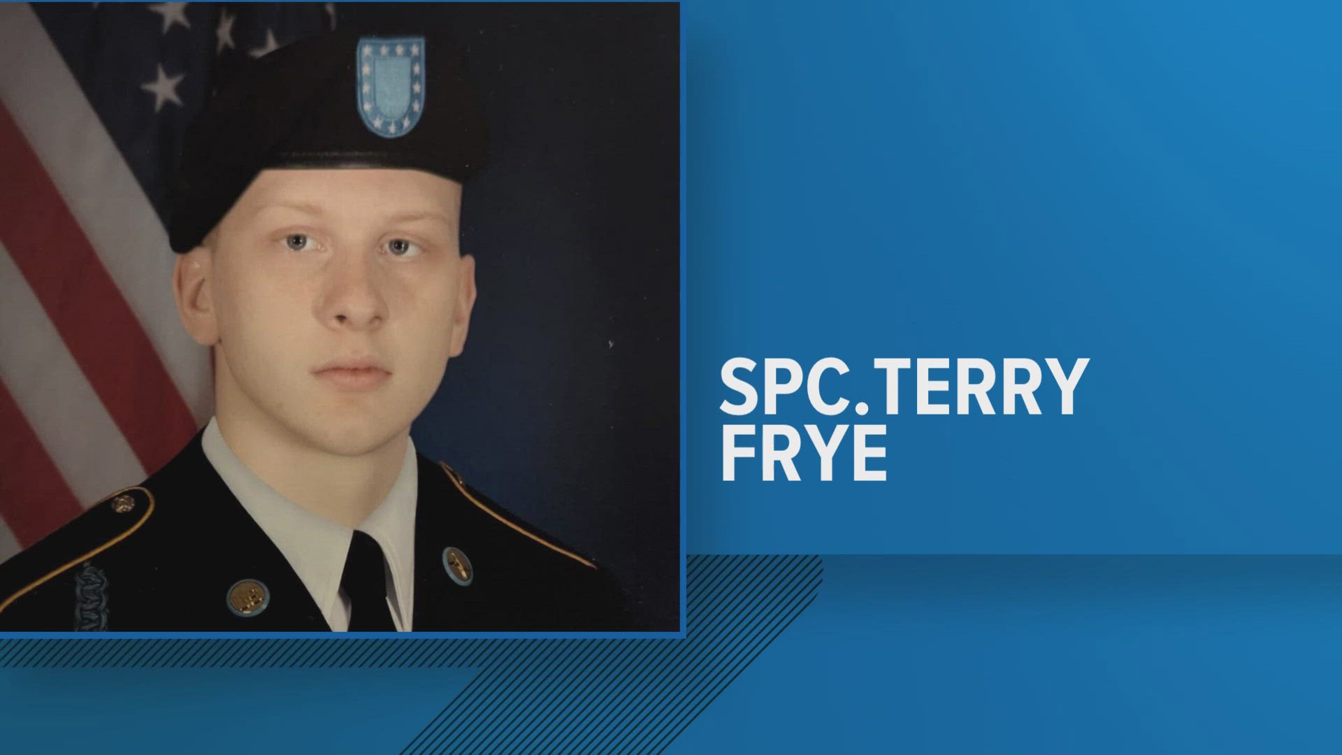 Flags to be flown at half staff for National Guardsman Terry Frye, who ...