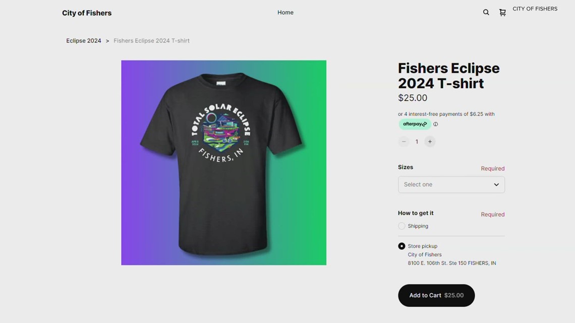 Fishers eclipse merchandise now available to order | wthr.com
