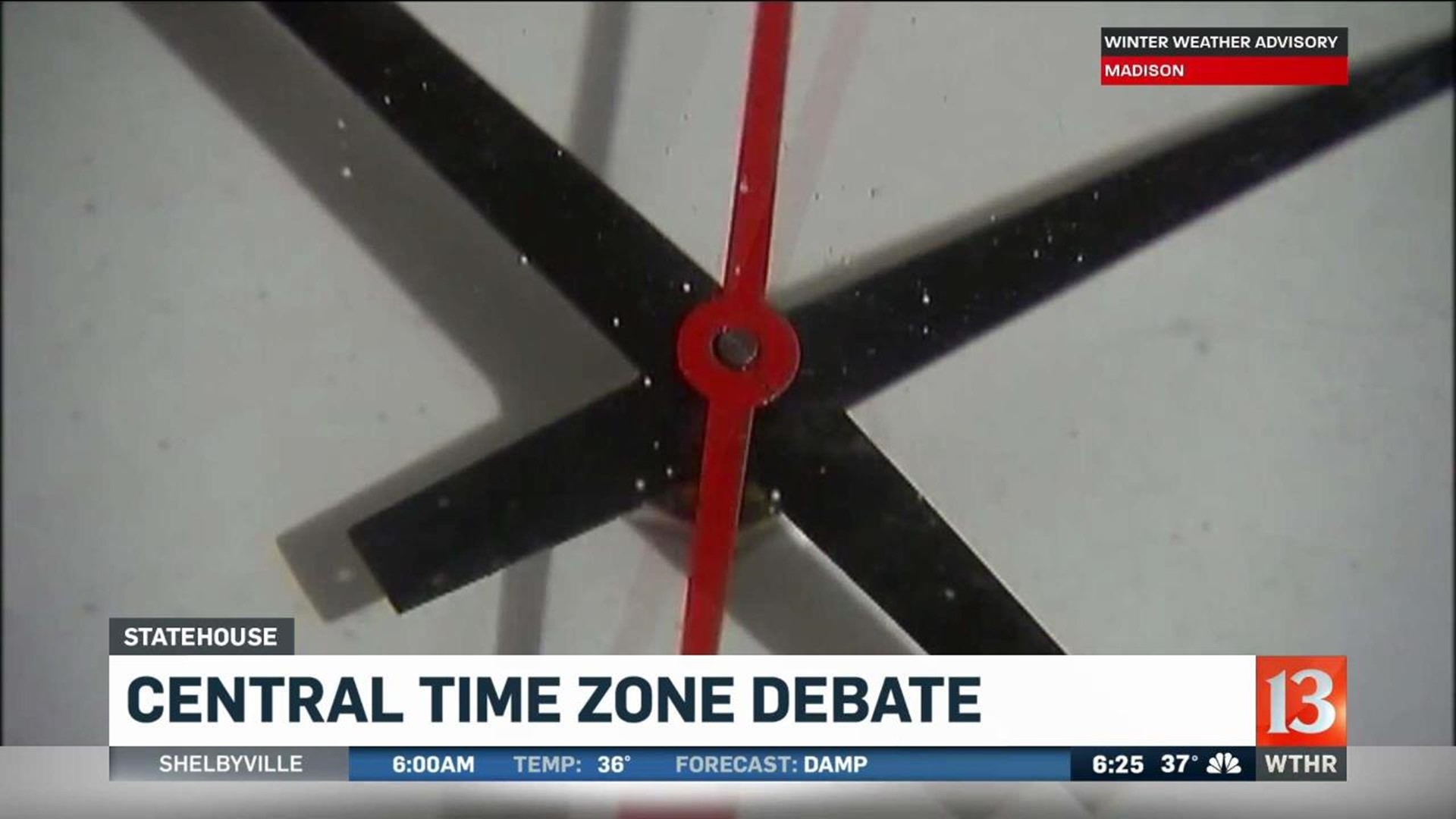 State Lawmakers Propose Moving Indiana To Central Time Zone Wthr