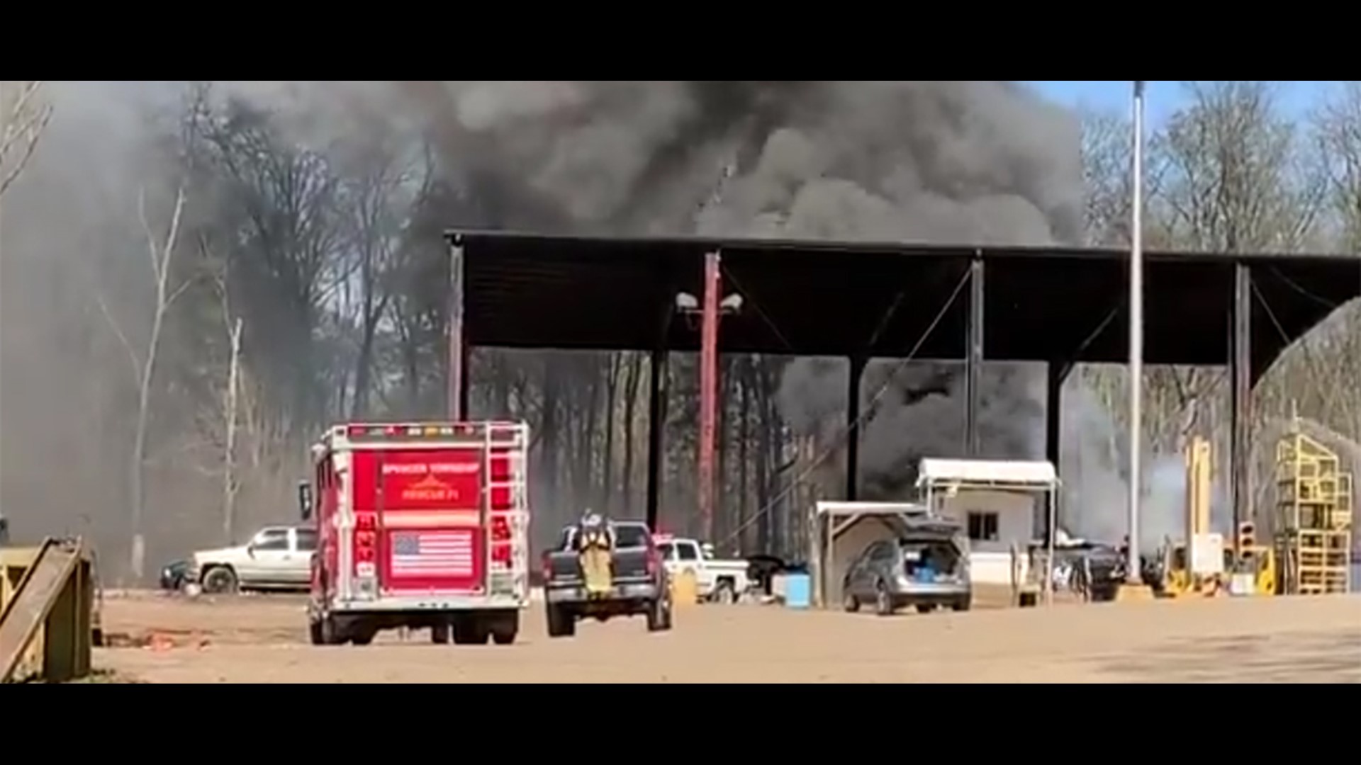 Firefighters battle blaze in Jennings County | wthr.com