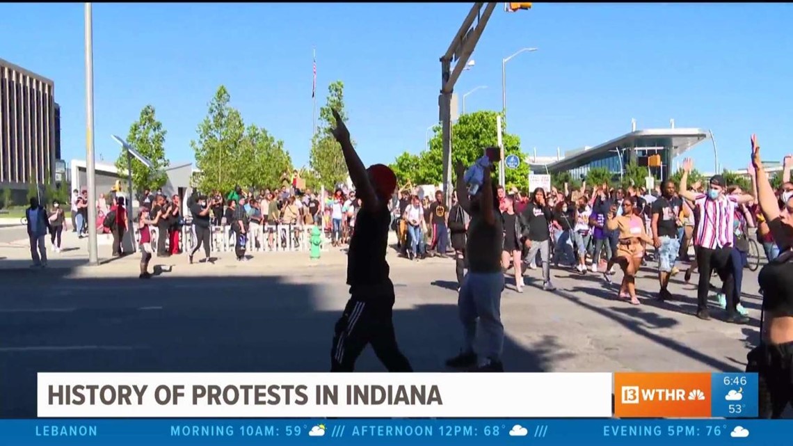 History of Indiana protests | wthr.com