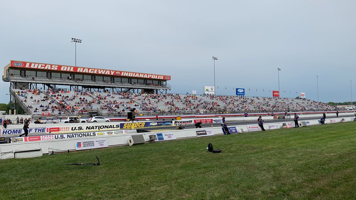 Race fans put on masks and enjoy biggest drag race of the year | wthr.com