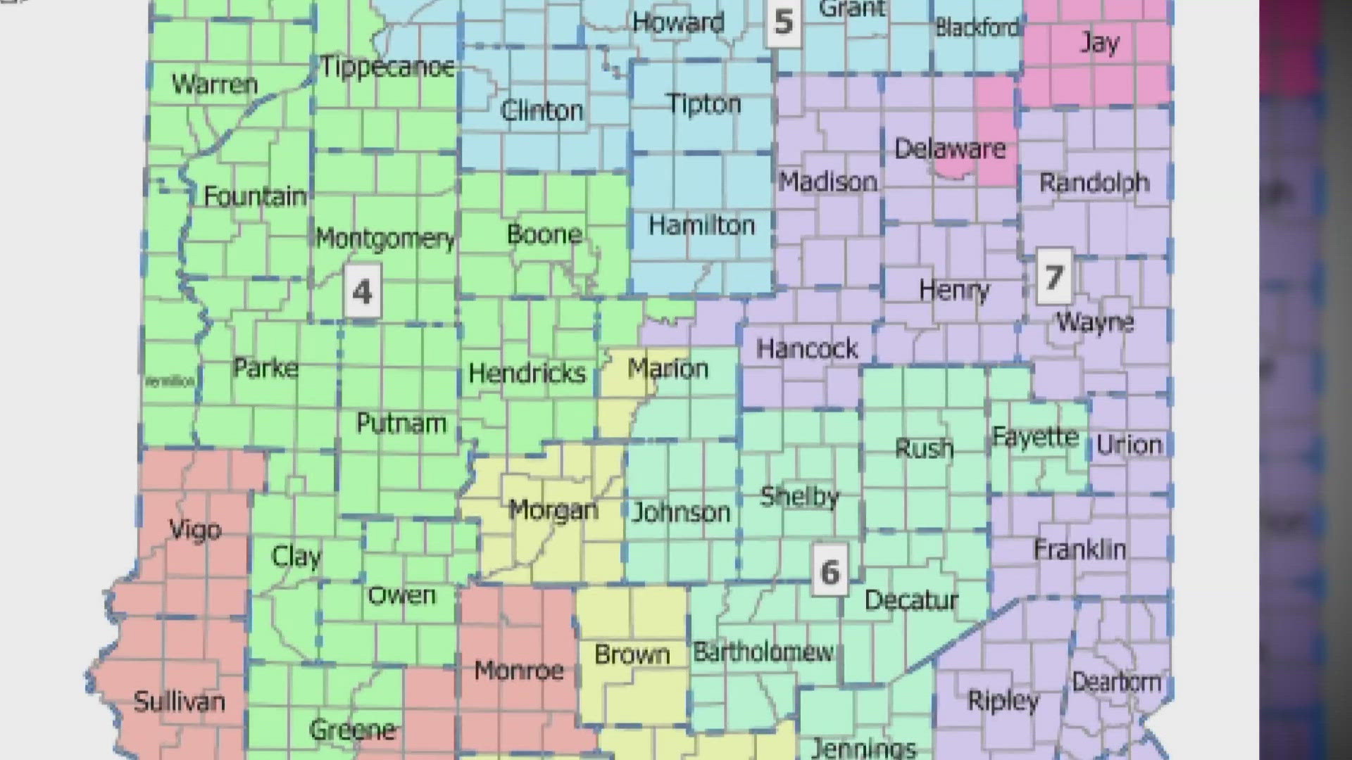 House Republicans release proposed redistricting map | wthr.com