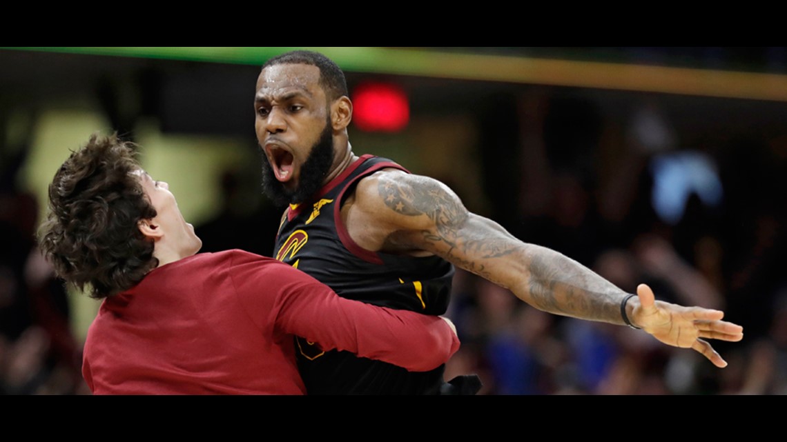 LeBron James' block, then buzzer beater sinks Pacers in Game 5 | wthr.com