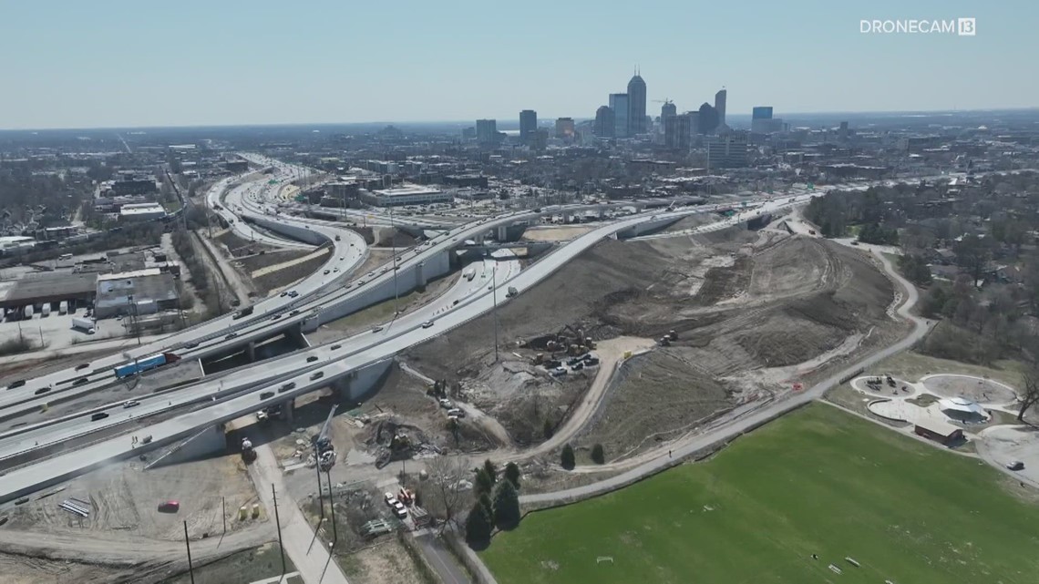 All North Split lanes expected open by Monday, May 1 | wthr.com
