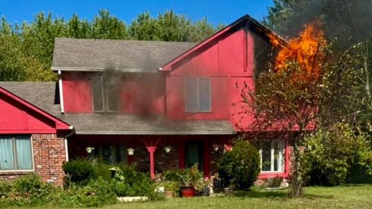 1 hospitalized after house fire in Greenfield | wthr.com