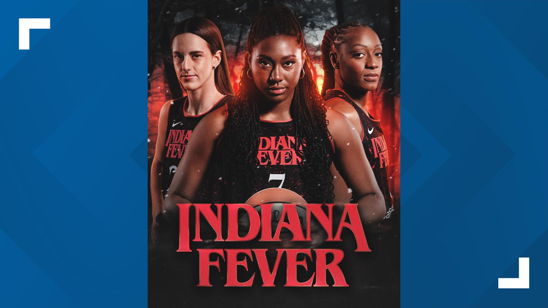 Indiana Fever unveil 'Stranger Things' jerseys | wthr.com