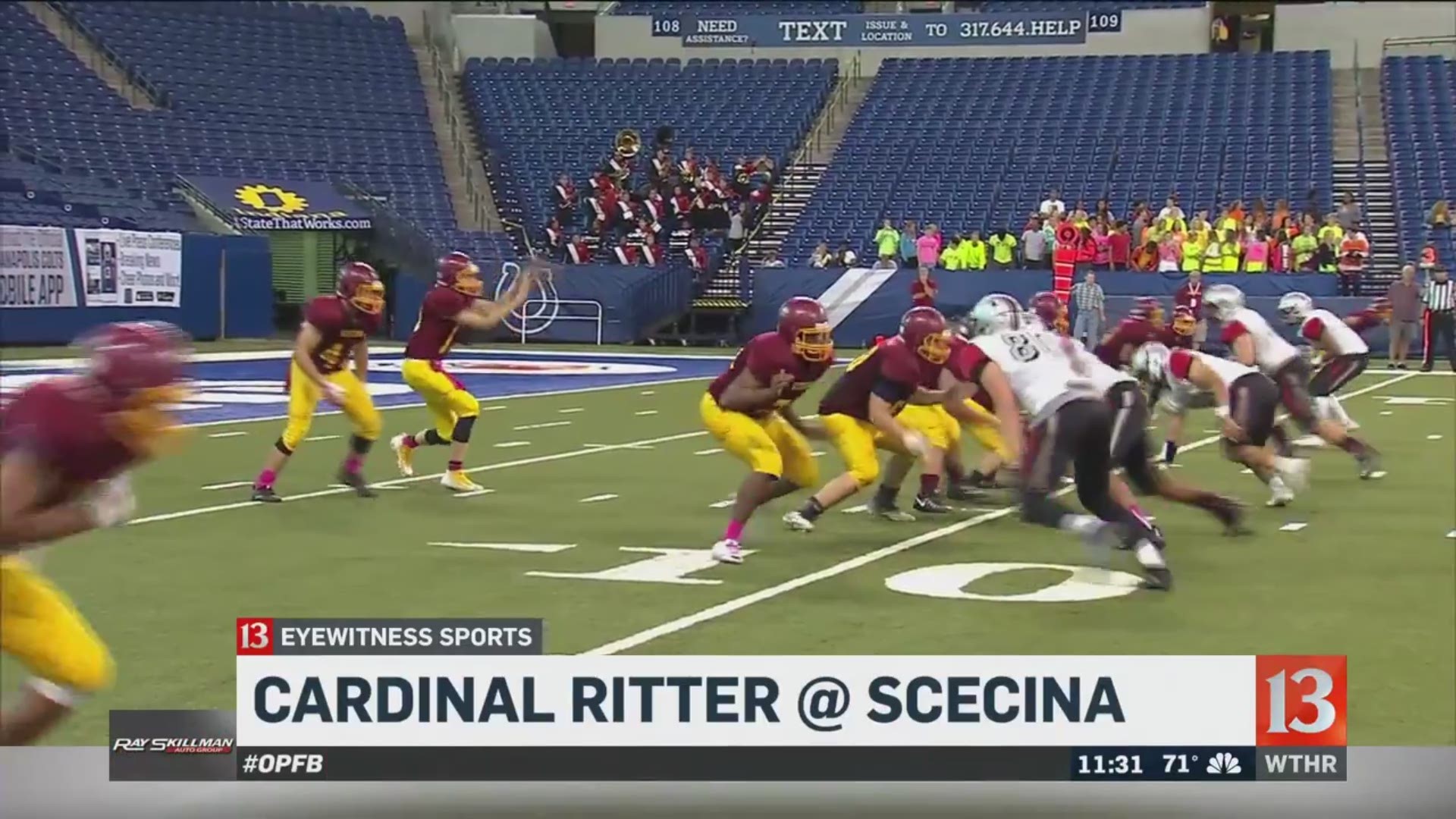 Scecina 27, Ritter 14 | wthr.com