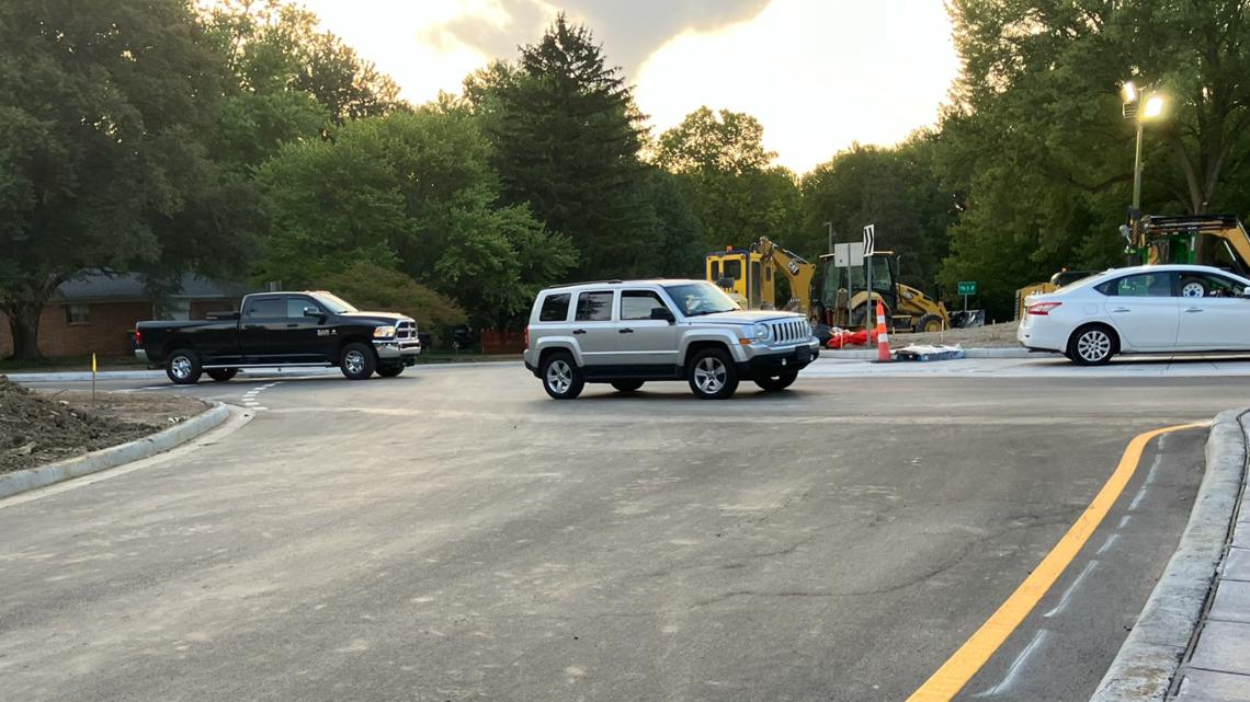 New north Indy roundabout opens to vehicle traffic | wthr.com