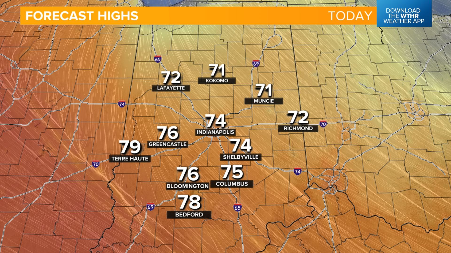 Smoky skies, hotter and humid in central Indiana | wthr.com