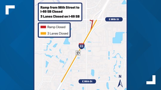 INDOT announces ramp and lane closures on I-69 in Hamilton County ...