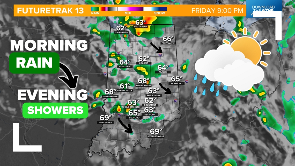 When will the rain end? Friday forecast brings final waves of showers ...