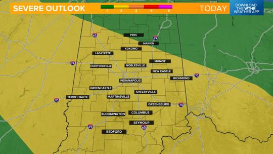 Severe weather risk across Indiana Wednesday | wthr.com