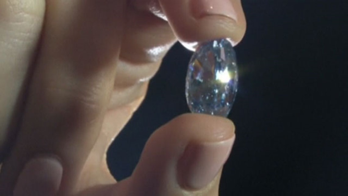Largest blue diamond ever to appear at auction to be sold in Hong Kong ...