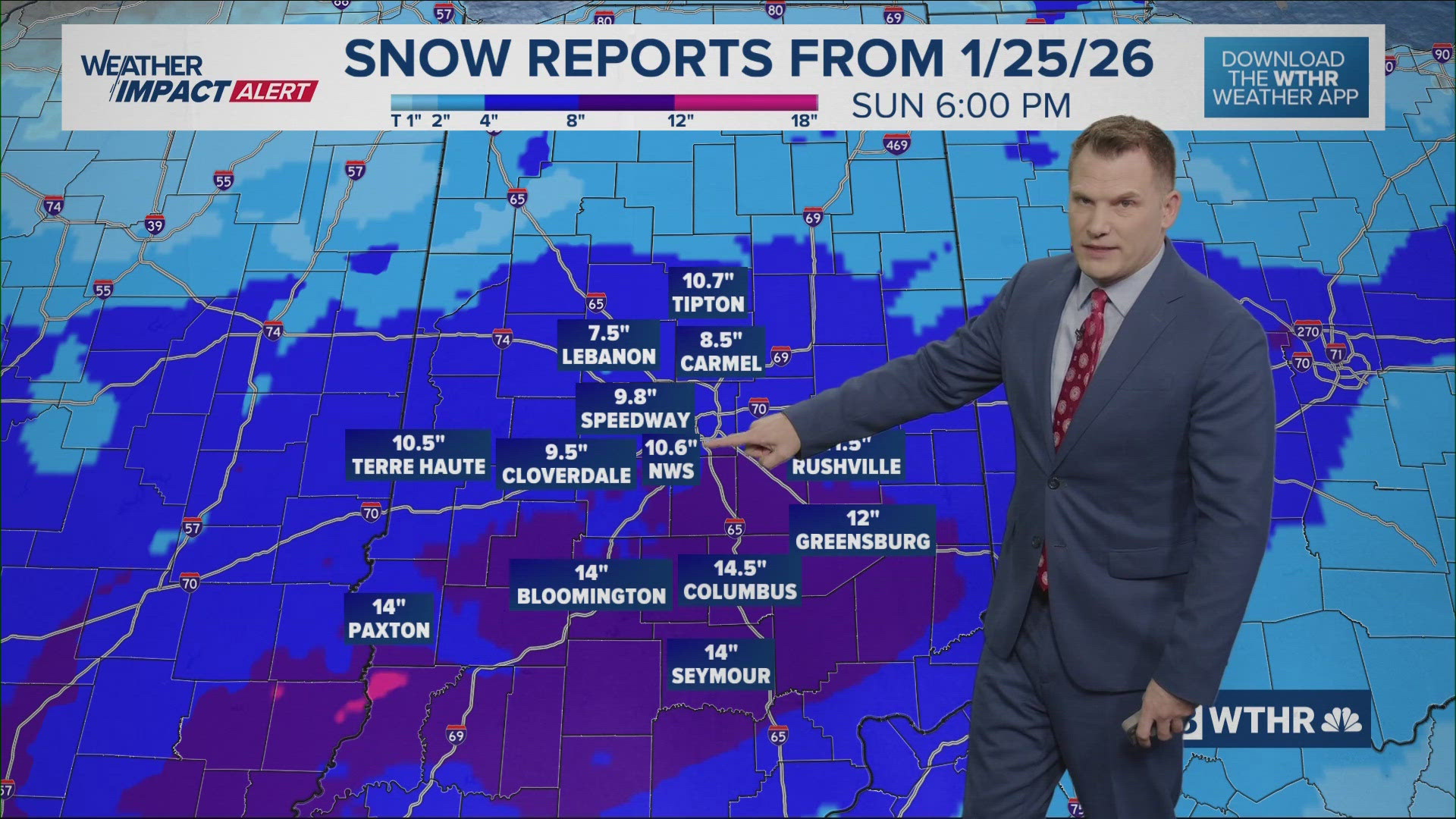 13Weather Forecast | 6 p.m. update, Jan. 25, 2026 | wthr.com