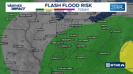Areas of flooding and funnels today in central Indiana | wthr.com