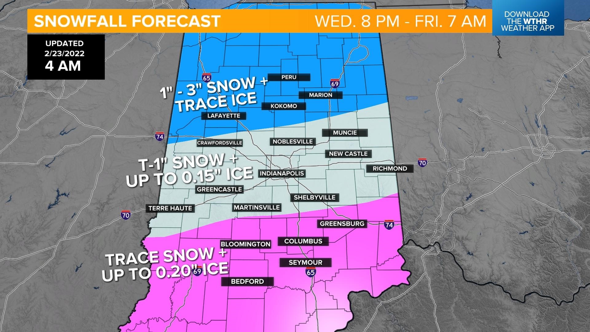 Weather Blog: Winter storm system arrives in 2 waves | wthr.com