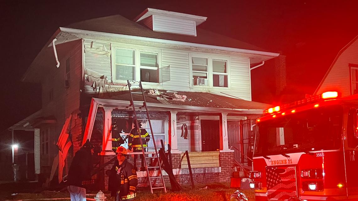 5 adults, 2 kids displaced from house fire in near east Indy | wthr.com