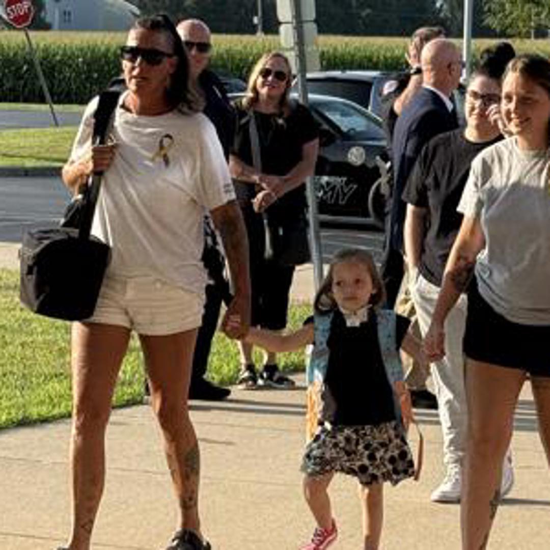 First responders escort Greenwood student battling cancer to first day ...