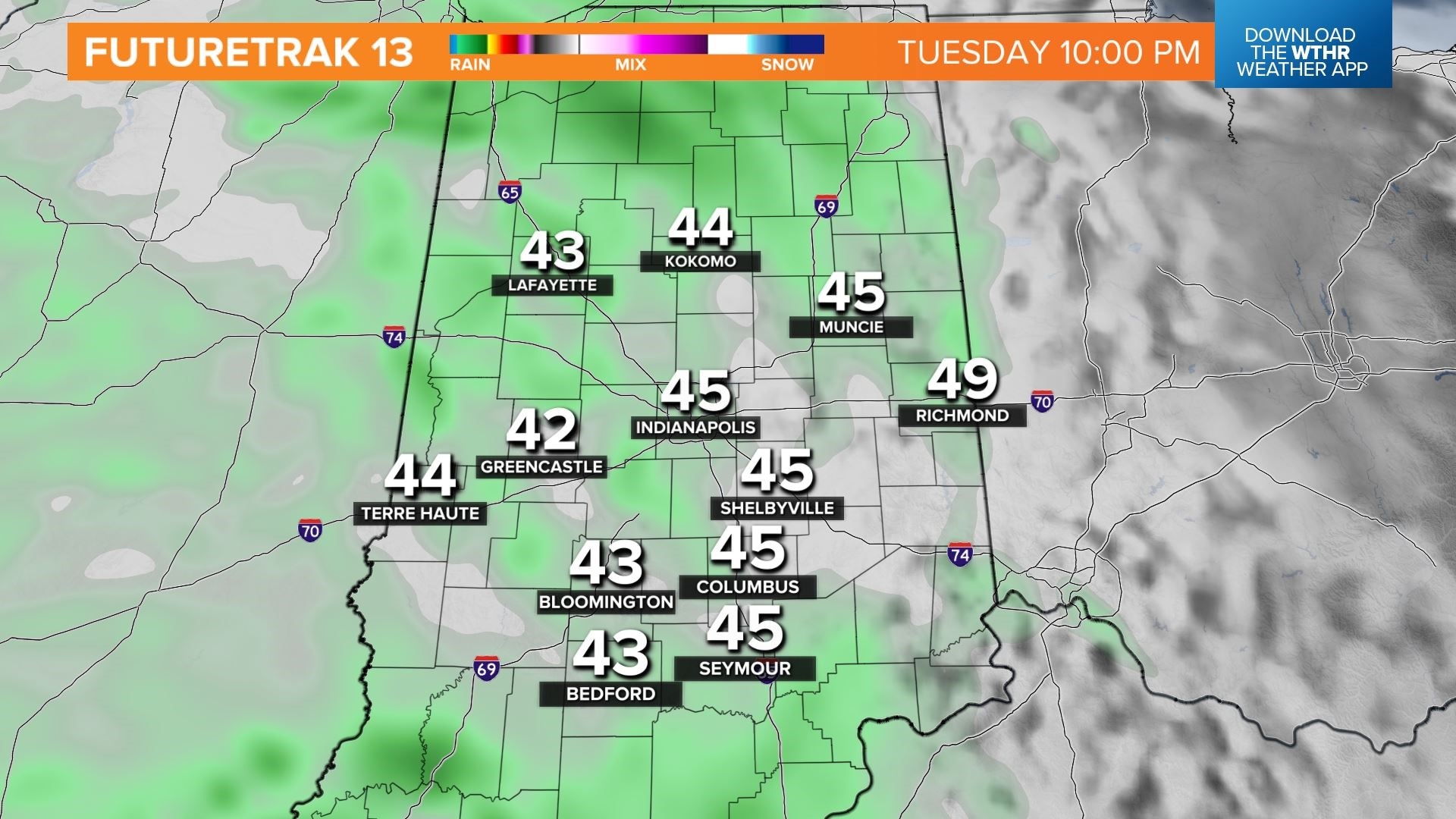 WTHR Live Doppler 13 Weather Blog: Warmer, wet week ahead | wthr.com