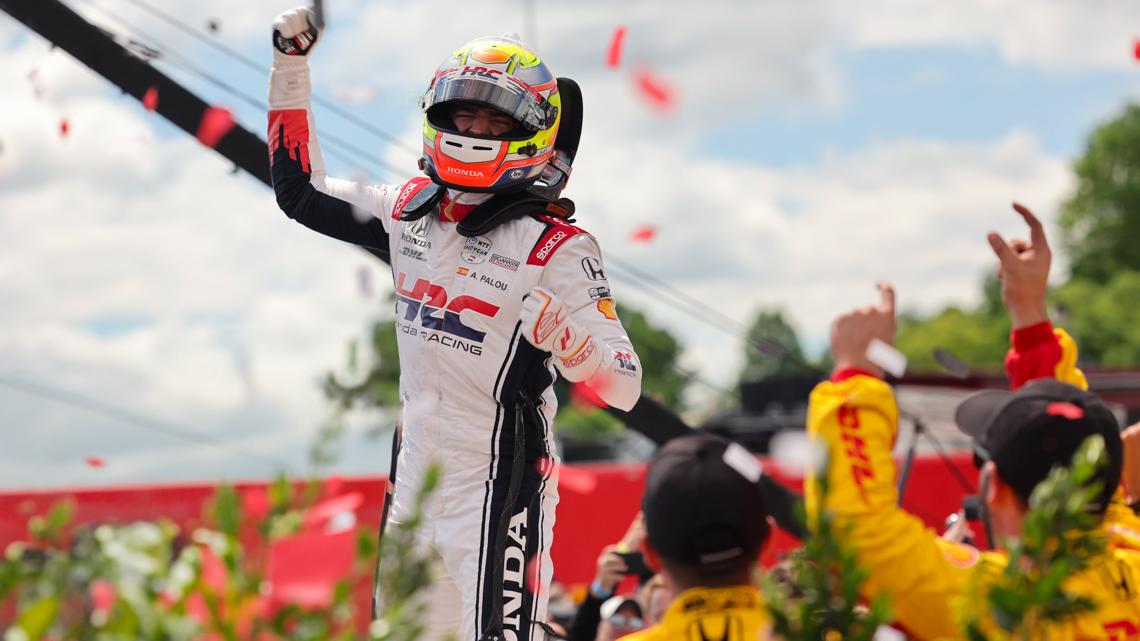 Alex Palou wins 3rd IndyCar race of 2025 at Barber Motorsports Park ...