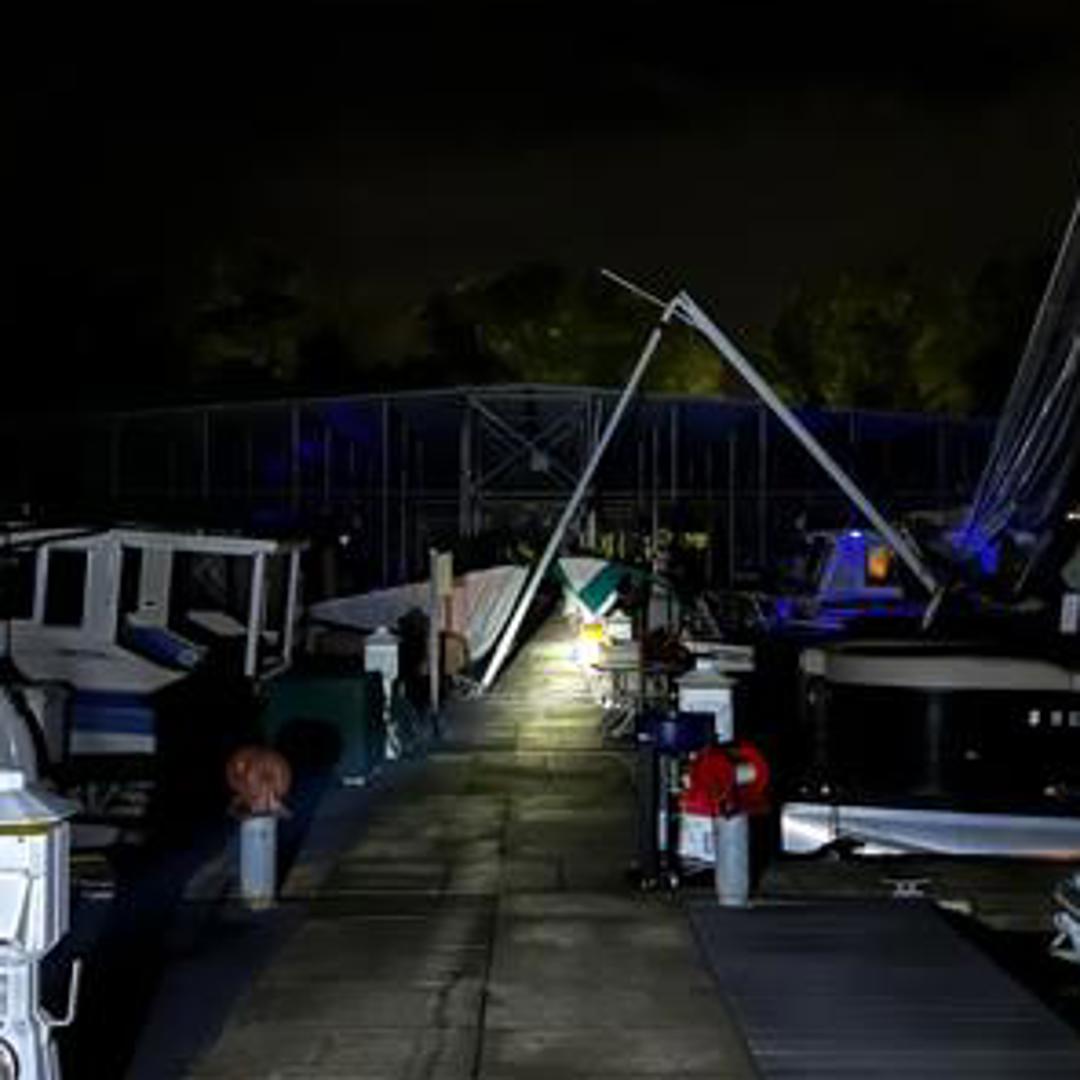 Trees downed, docks damaged during storms at Fourwinds Marina in Monroe ...