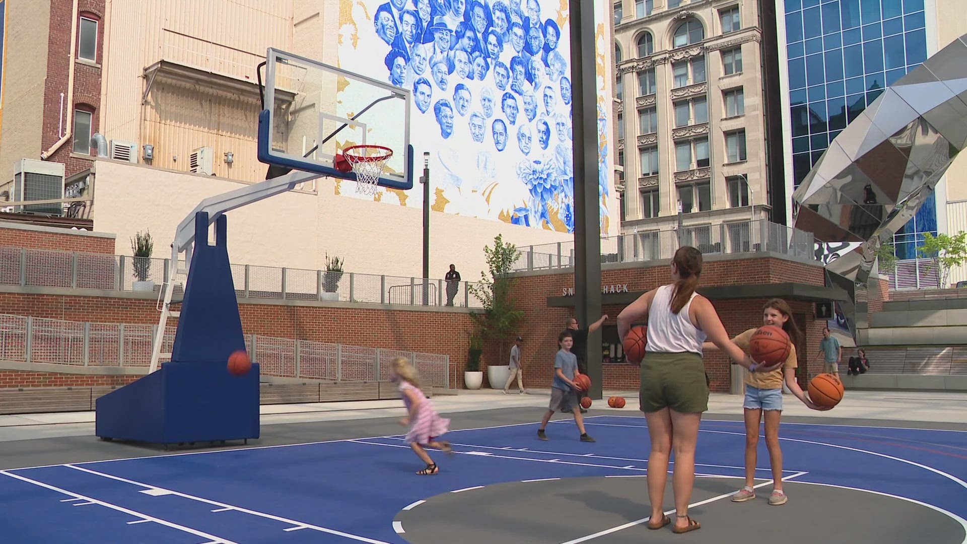 Ribbon cutting for Bicentennial Unity Plaza; now open outside ...