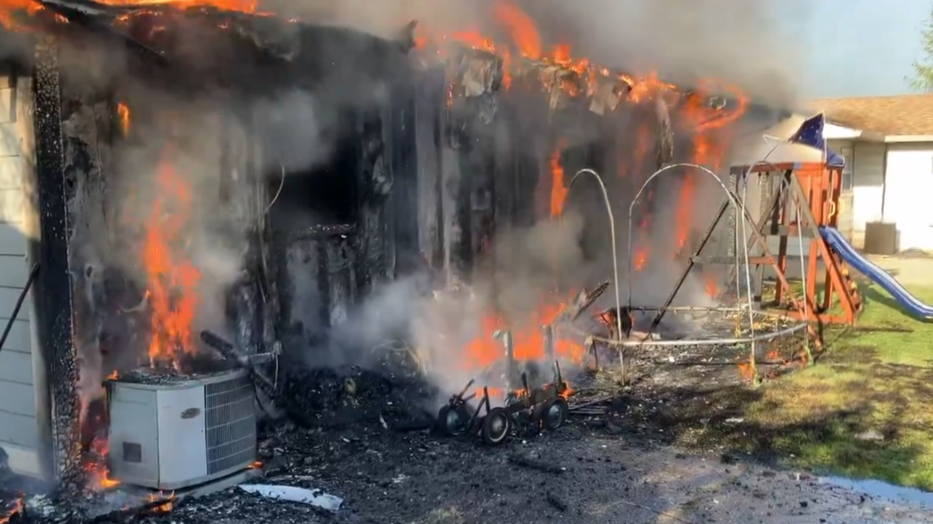 Lawrence Fire Department fights house fire | wthr.com