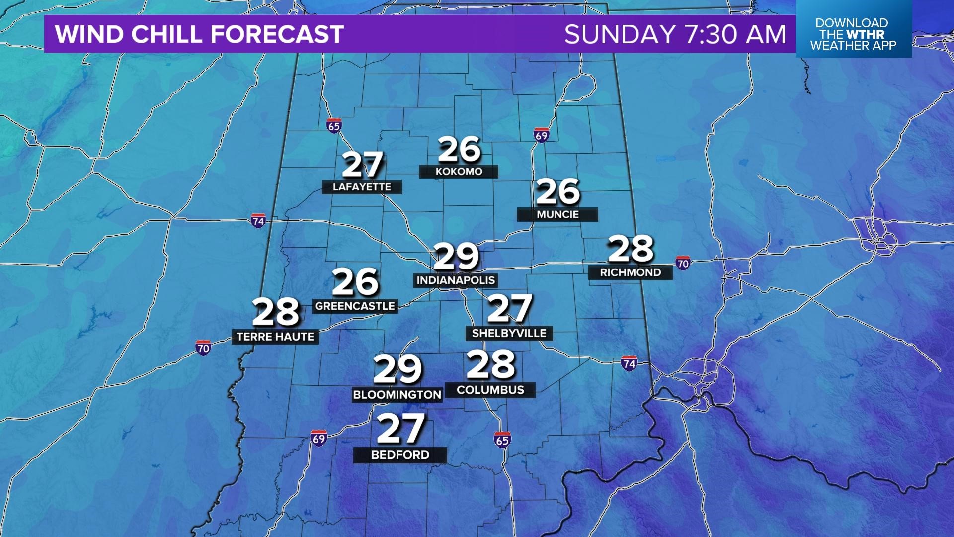 A chilly April weekend | April 22, 2023 | wthr.com