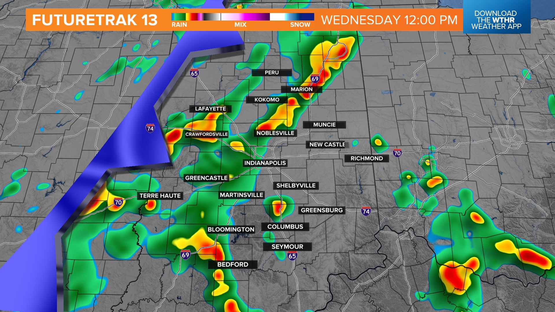 Muggy Meter continues, along with locally heavy storms | wthr.com