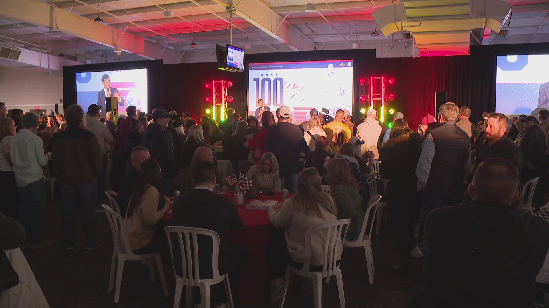 100-day countdown party kicks off milestone year for 110th Indianapolis ...