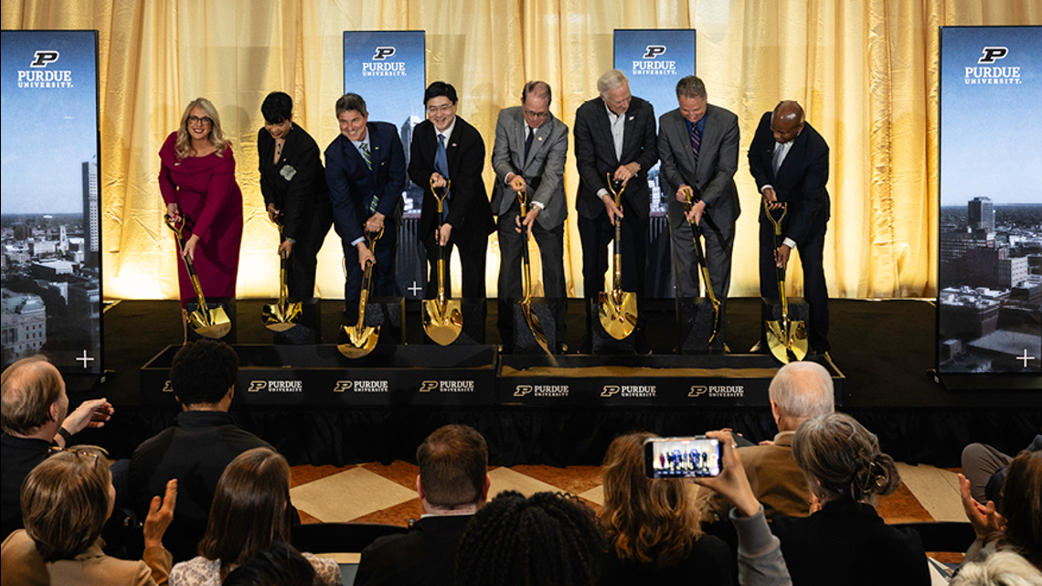 Groundbreaking held at Purdue's Academic Success Building in ...