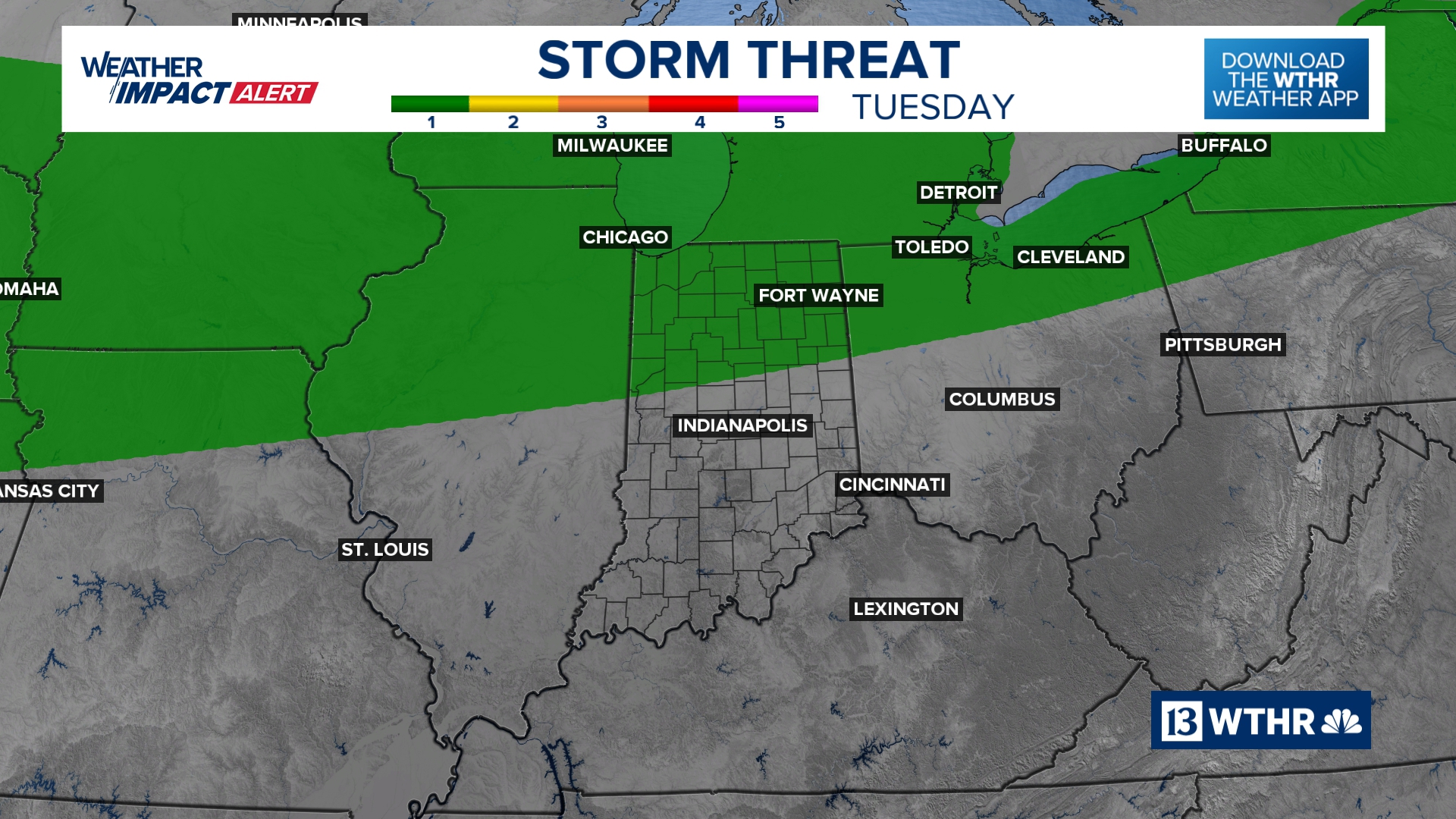 Hot and Humid Tuesday | Isolated Storms Popping Up Over Indiana | wthr.com