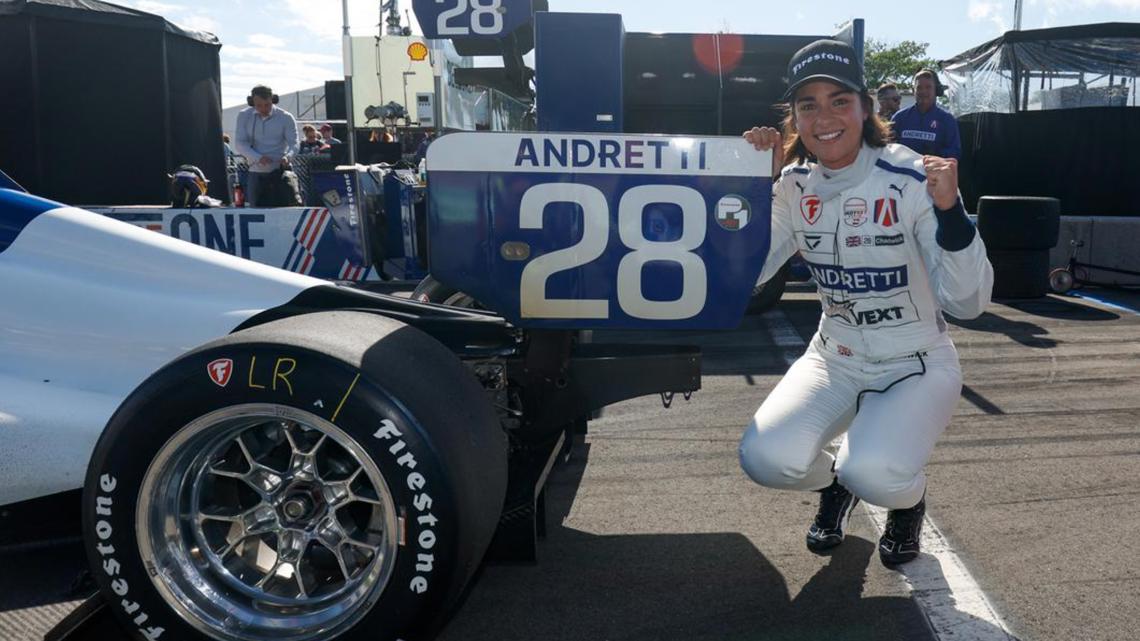 Jamie Chadwick wins pole of Indy NXT race at Road America | wthr.com