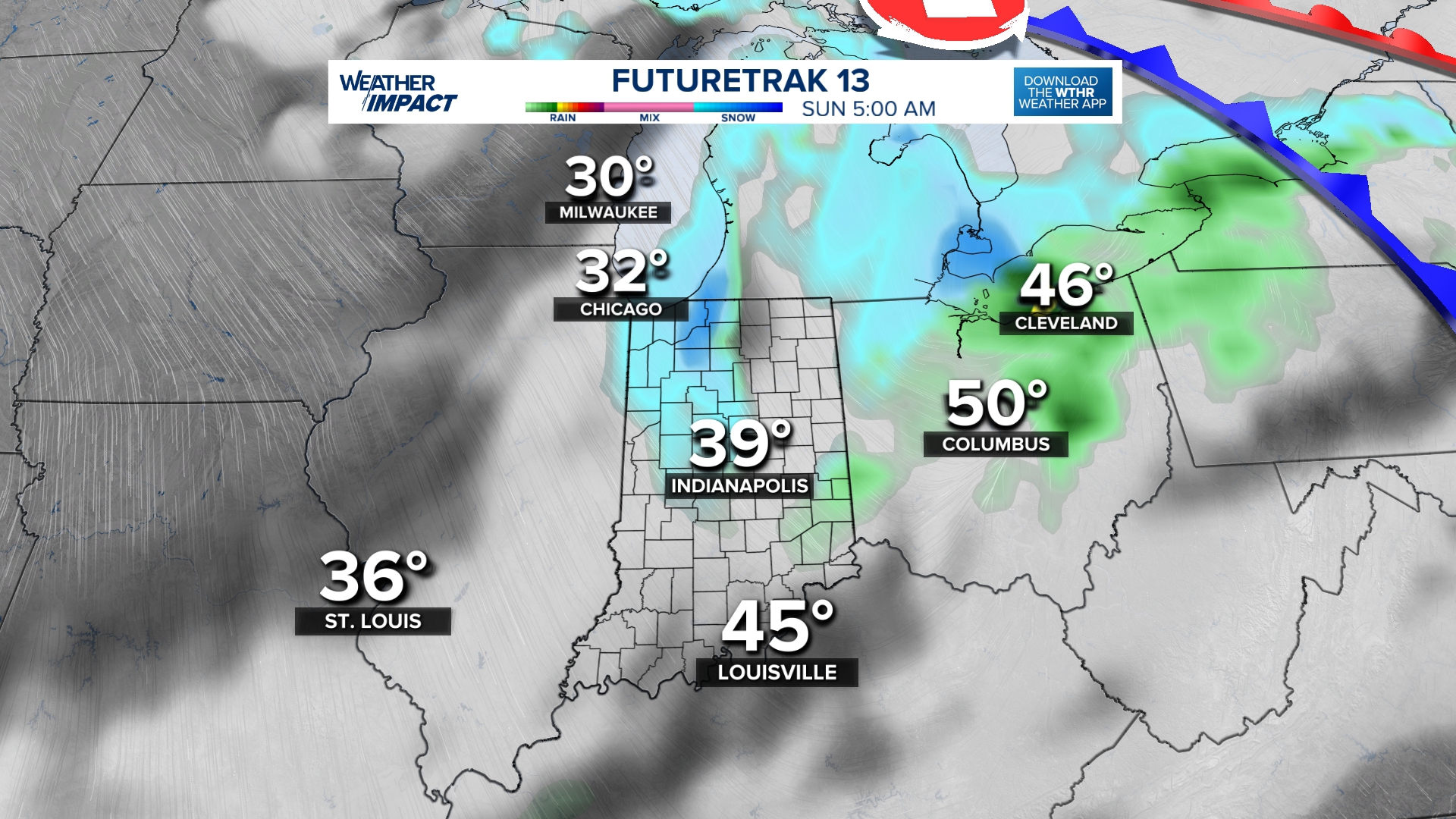 Taste of winter coming to Indiana: Big cold front this weekend ...