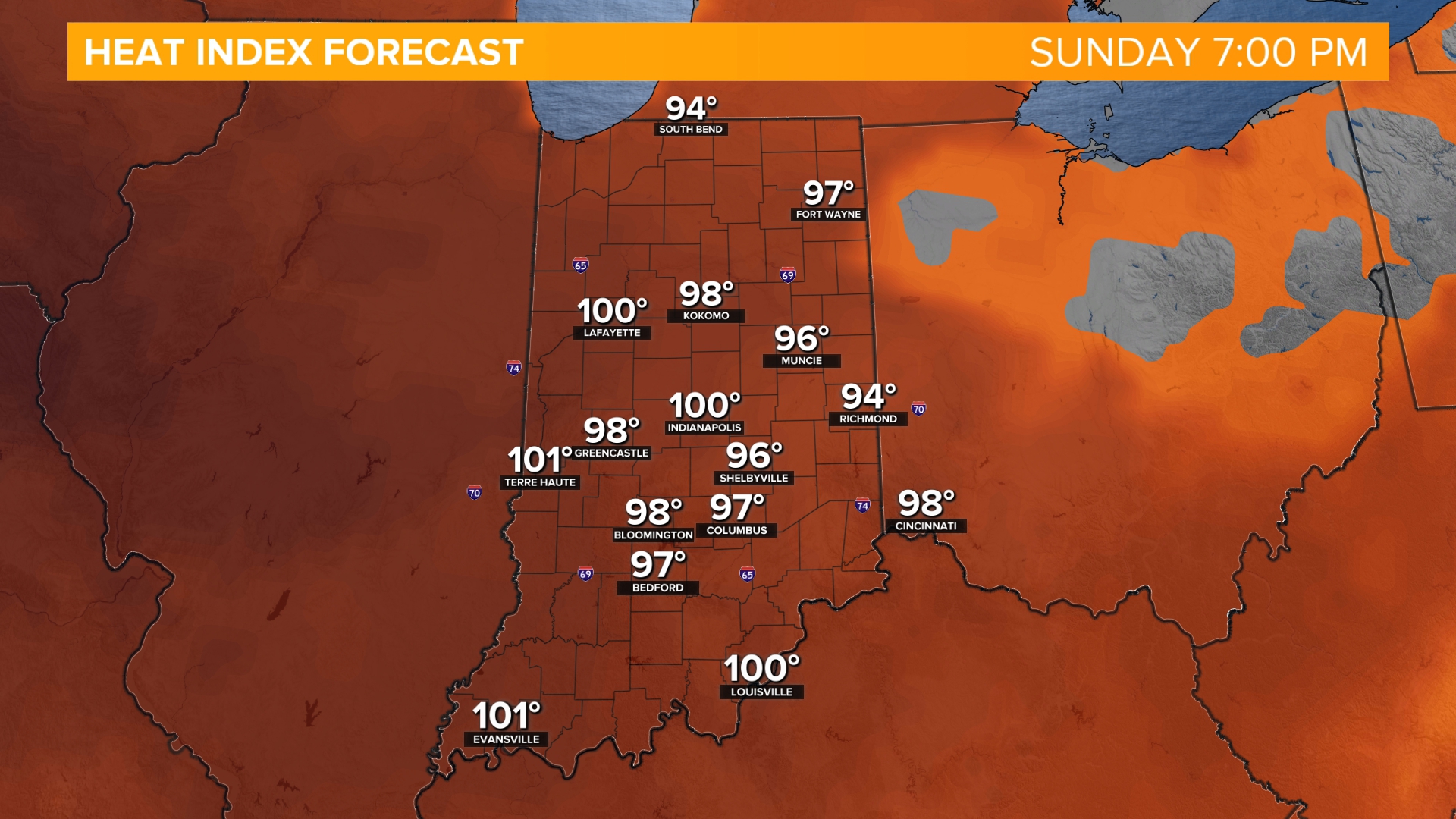 Getting hotter and more humid across Indiana | wthr.com