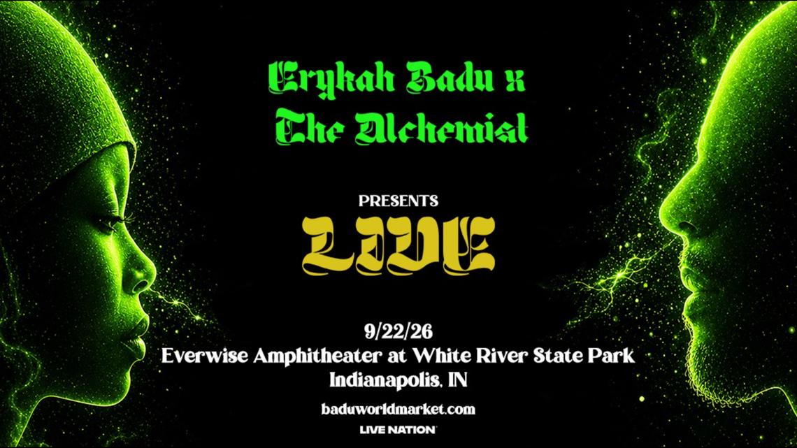 Erykah Badu to perform in downtown Indianapolis this fall | wthr.com
