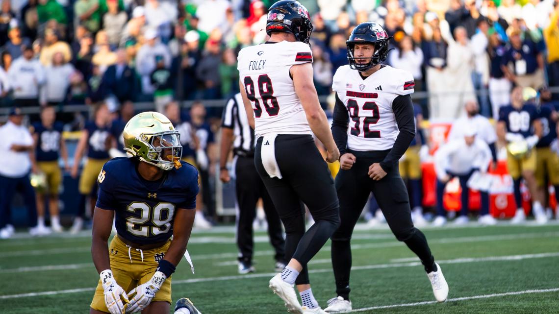 Northern Illinois stuns No. 5 Notre Dame 16-14 with field goal in final ...