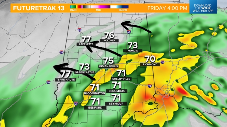 Higher rainfall expectations from Helene across Indiana | wthr.com