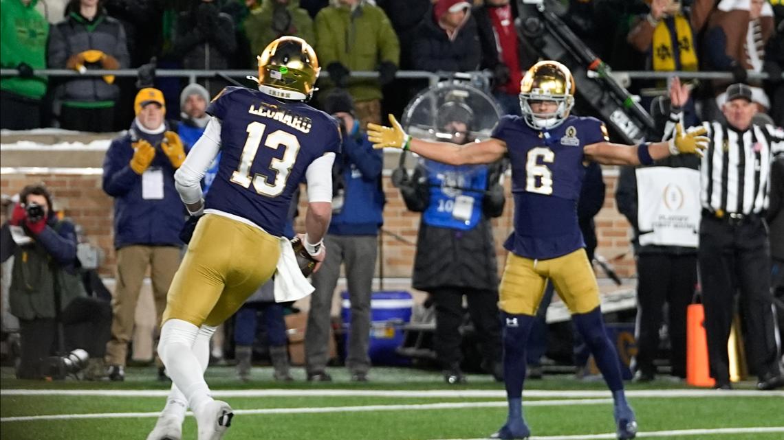 Riley Leonard's passing game improvement key for Notre Dame in CFP ...