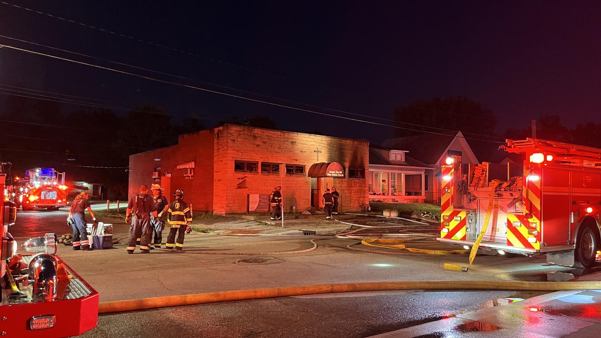 No injuries in fire at near northwest Indy church | wthr.com