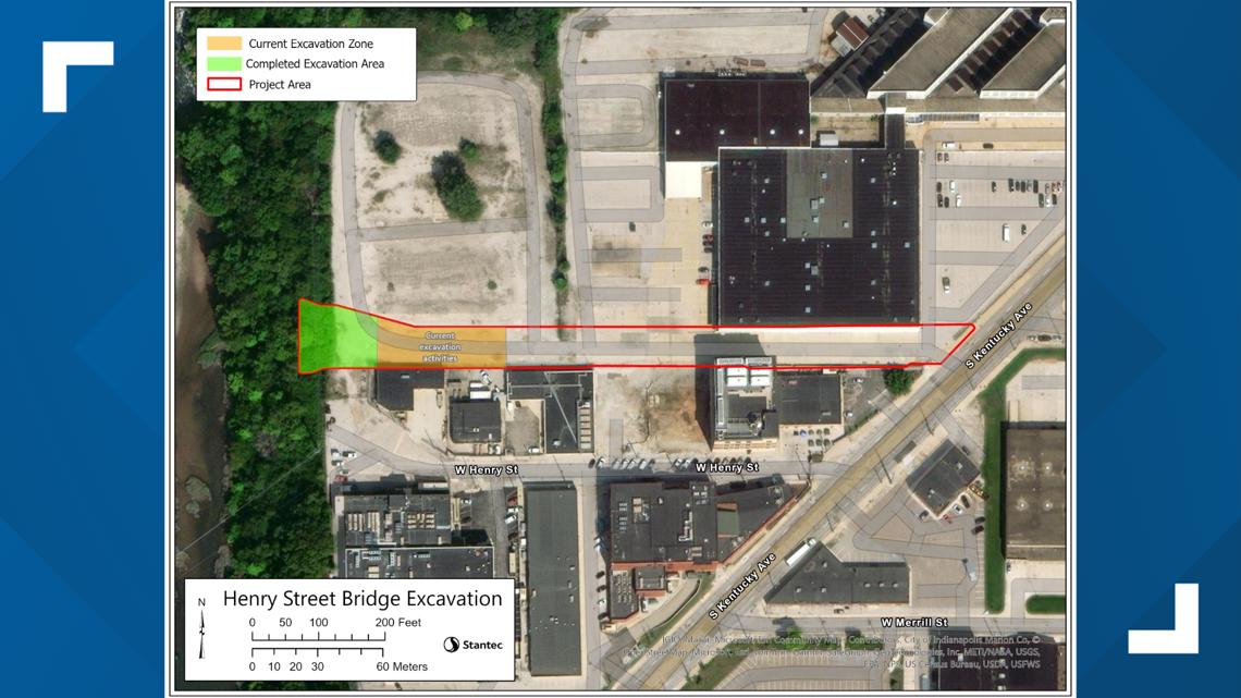 Indy DPW: More than 650 grave shafts found at Henry Street Bridge site ...