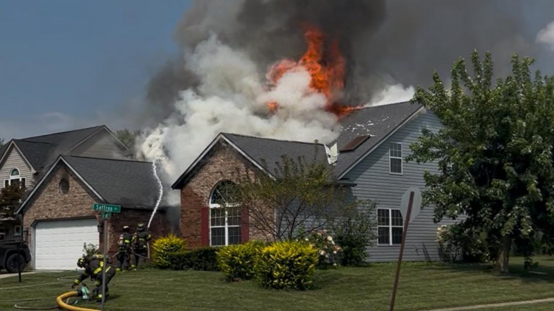 5 displaced after house fire on Indianapolis' south side | wthr.com