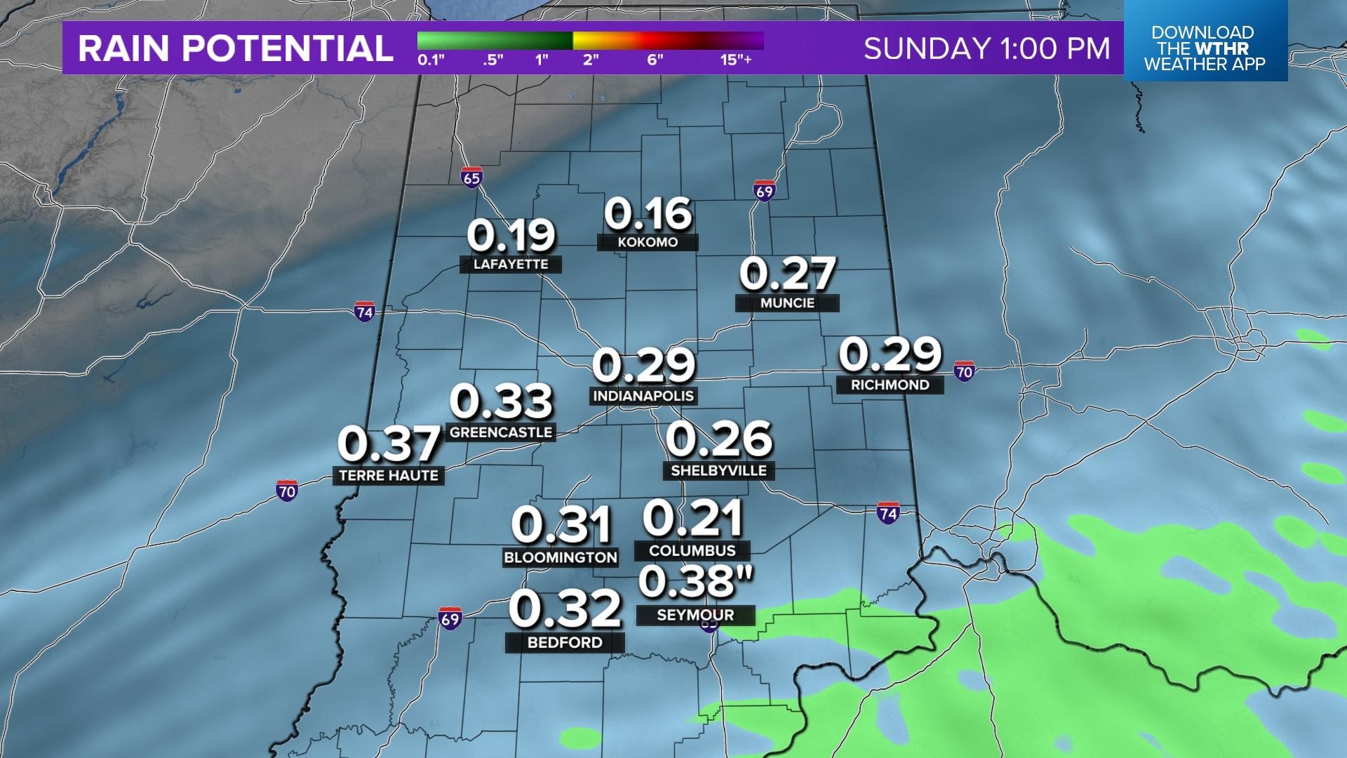 Widespread rain returns to central Indiana | wthr.com