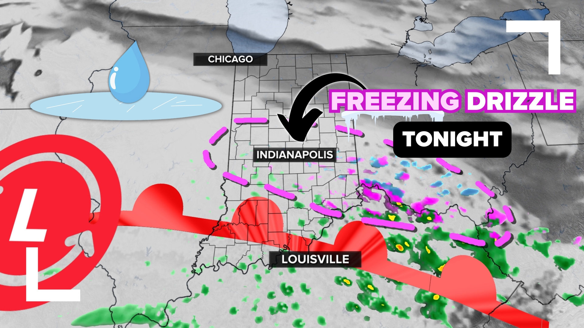 Some light freezing drizzle may move into Indiana tonight, more Saturday | wthr.com