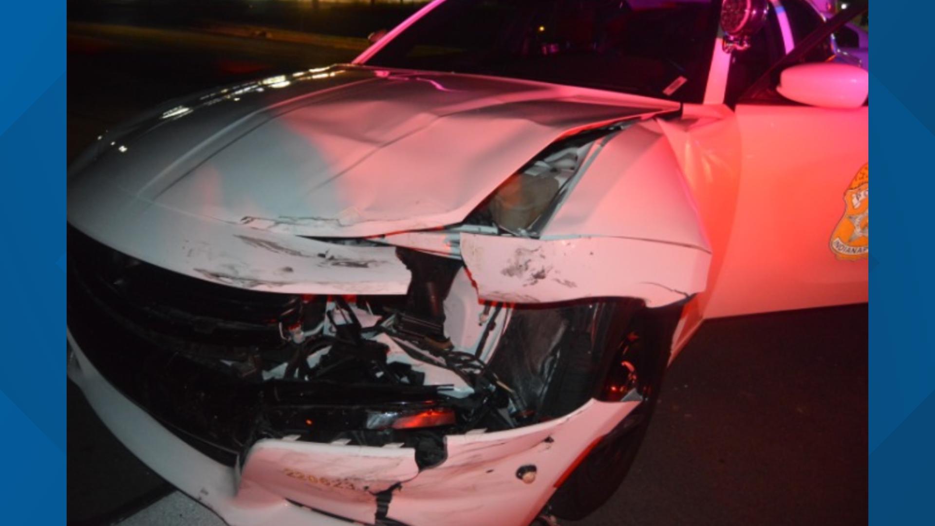 Indy burglary suspect arrested after ramming car during chase | wthr.com