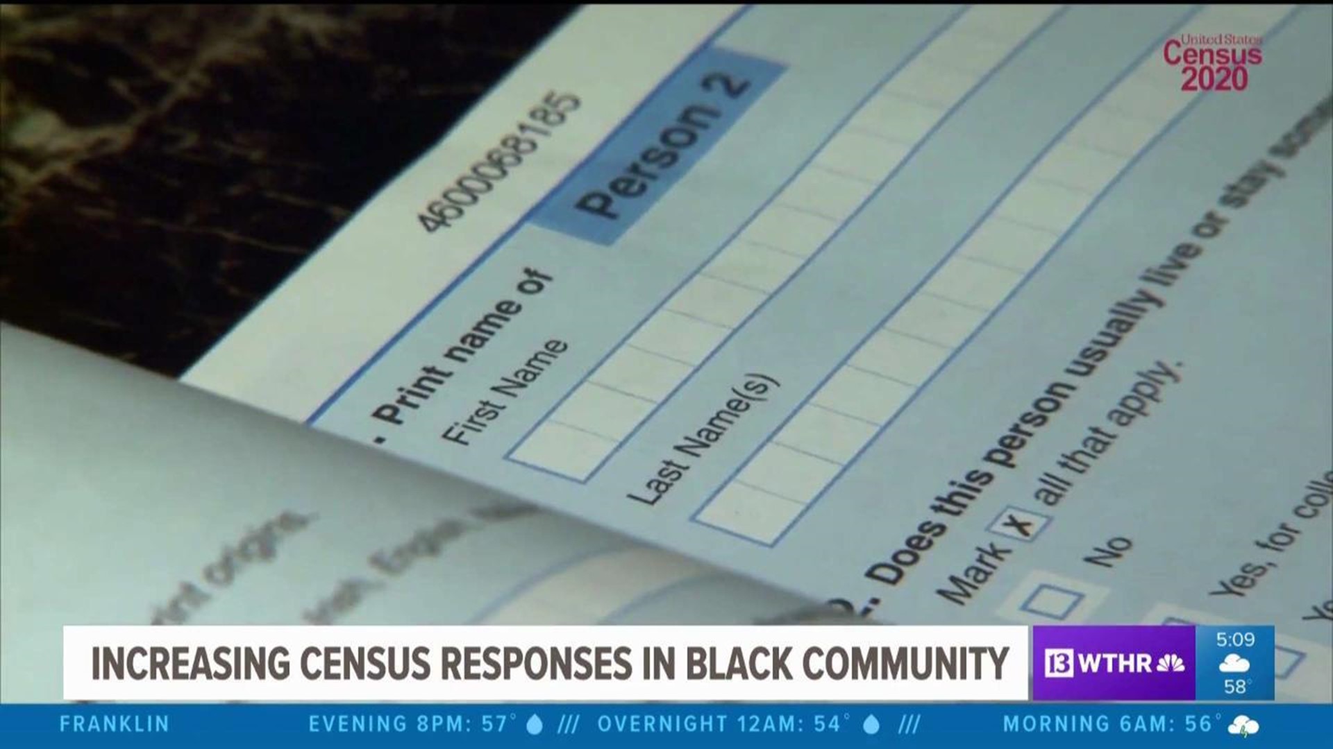 Low 2020 census response concerns leaders in black community | wthr.com