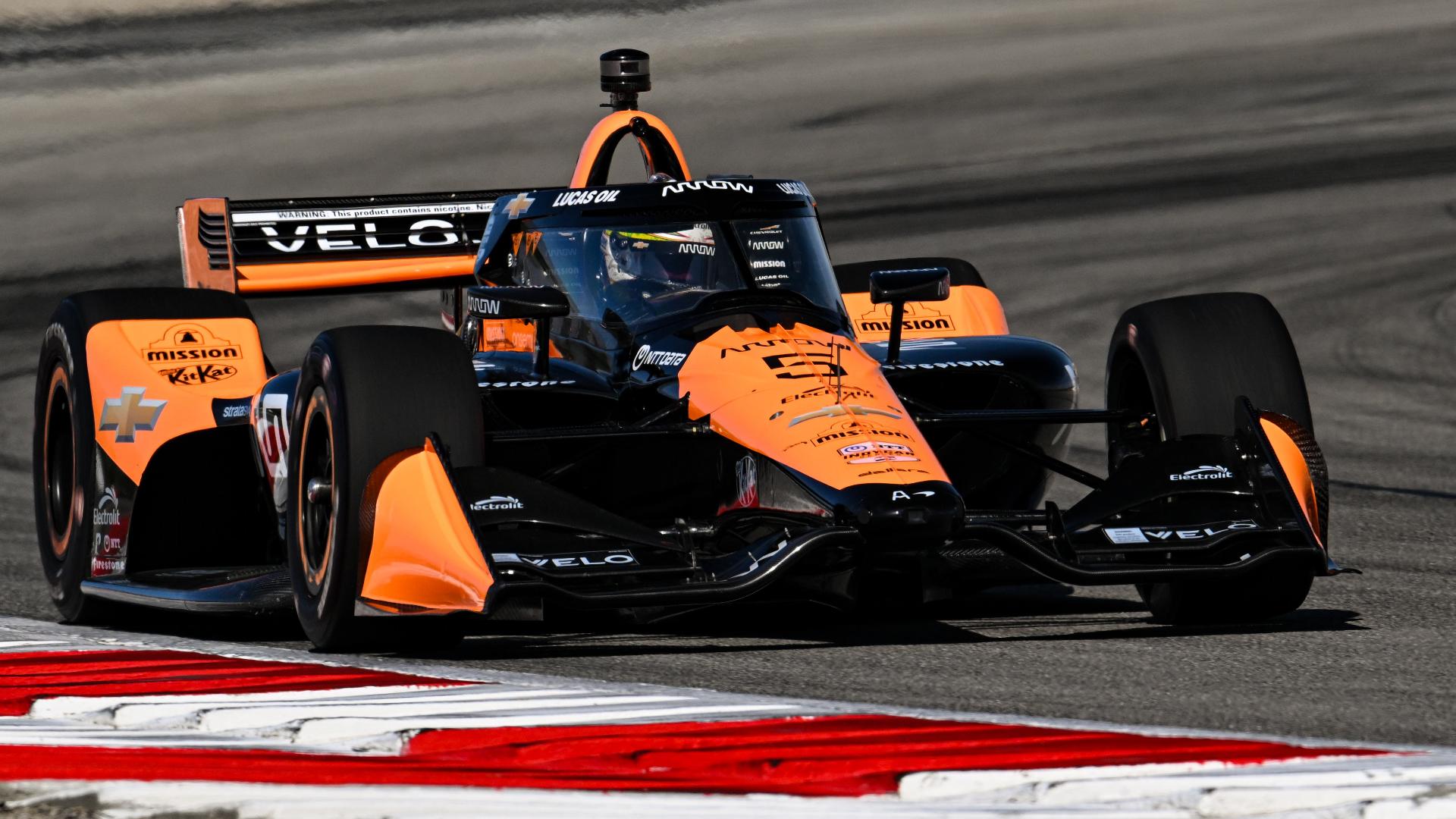 Pato O'Ward wins pole for IndyCar Thermal Grand Prix | wthr.com