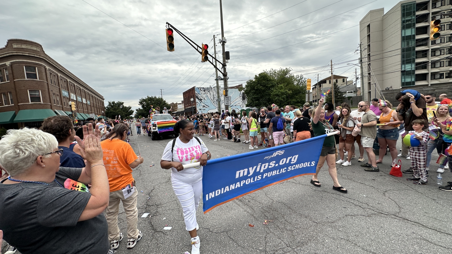 Thousands celebrate Indy Pride Parade in downtown Indianapolis | wthr.com